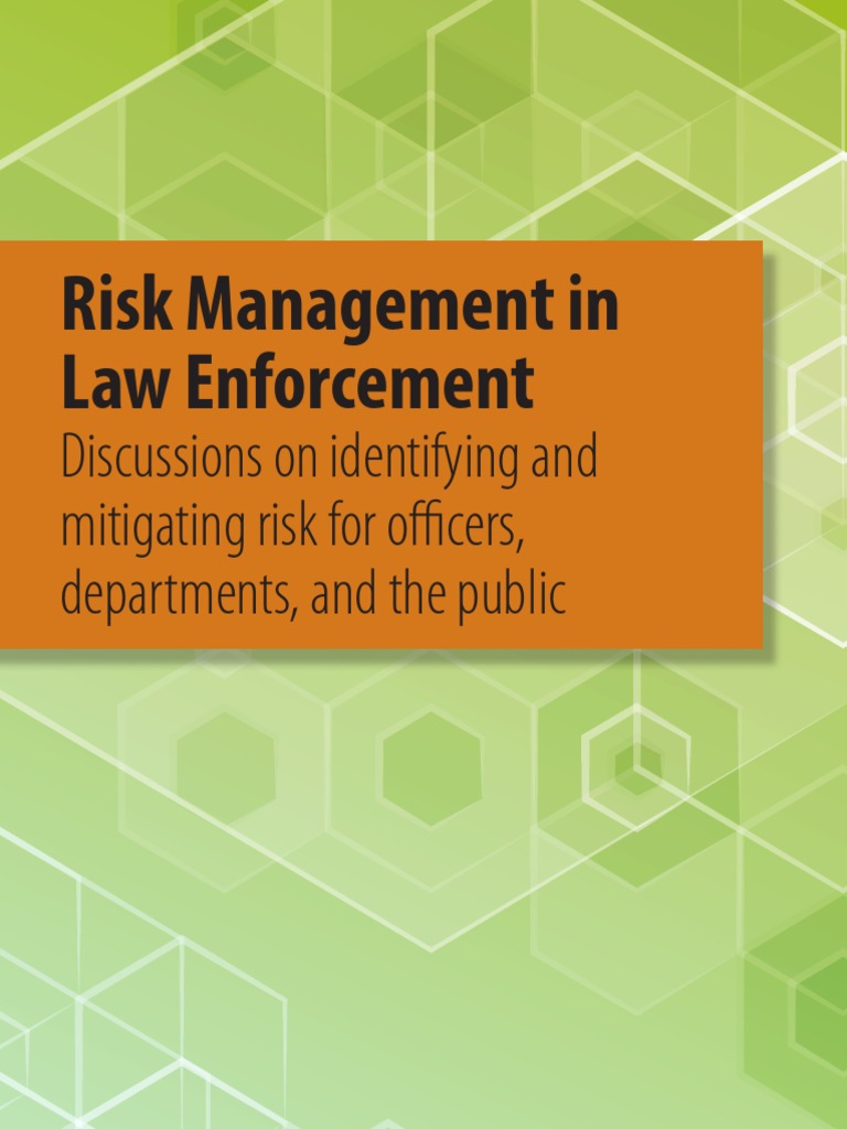 Law Enforcement Risk Strategies | PDF | Police Officer | Risk Management