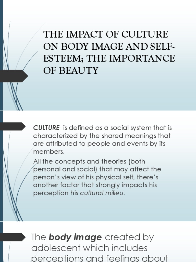 Culture's Impact on Body Image & Self-Esteem | PDF | Body Image | Beauty
