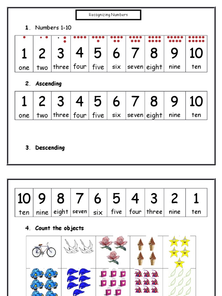 An Introduction to Basic Number Concepts: Recognizing, Ordering, and ...