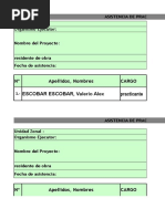 Ejemplo Del TR5 en Excel | PDF