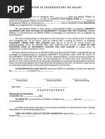 Promissory Note - Tagalog Sample Format | PDF