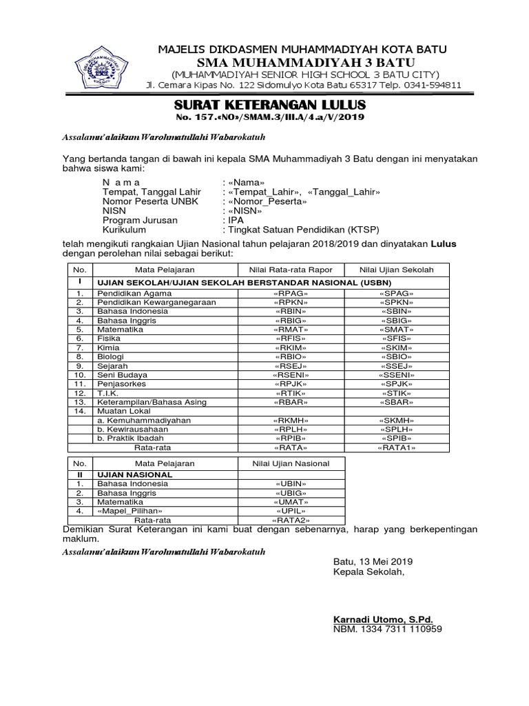 Contoh SKL SMA IPA | PDF