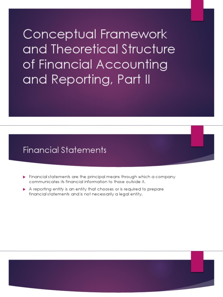 Conceptual Framework and Theoretical Structure of Financial Accounting ...