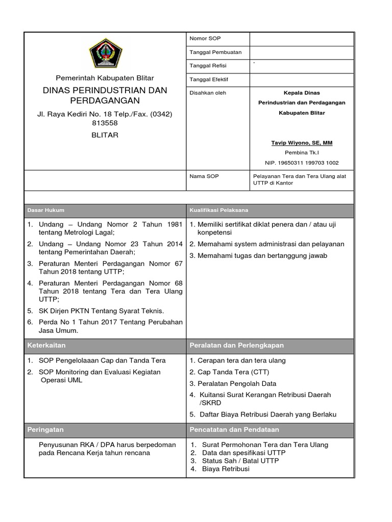 Cover SOP (Edit) | PDF