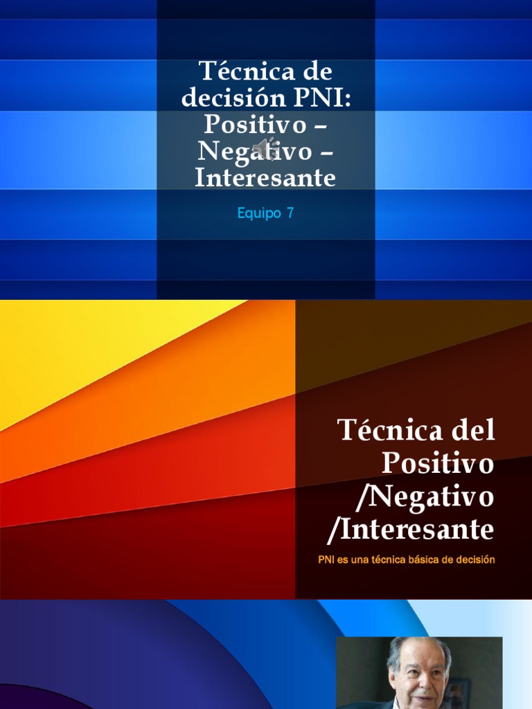 Técnica de Decisión PNI | PDF | Ocio