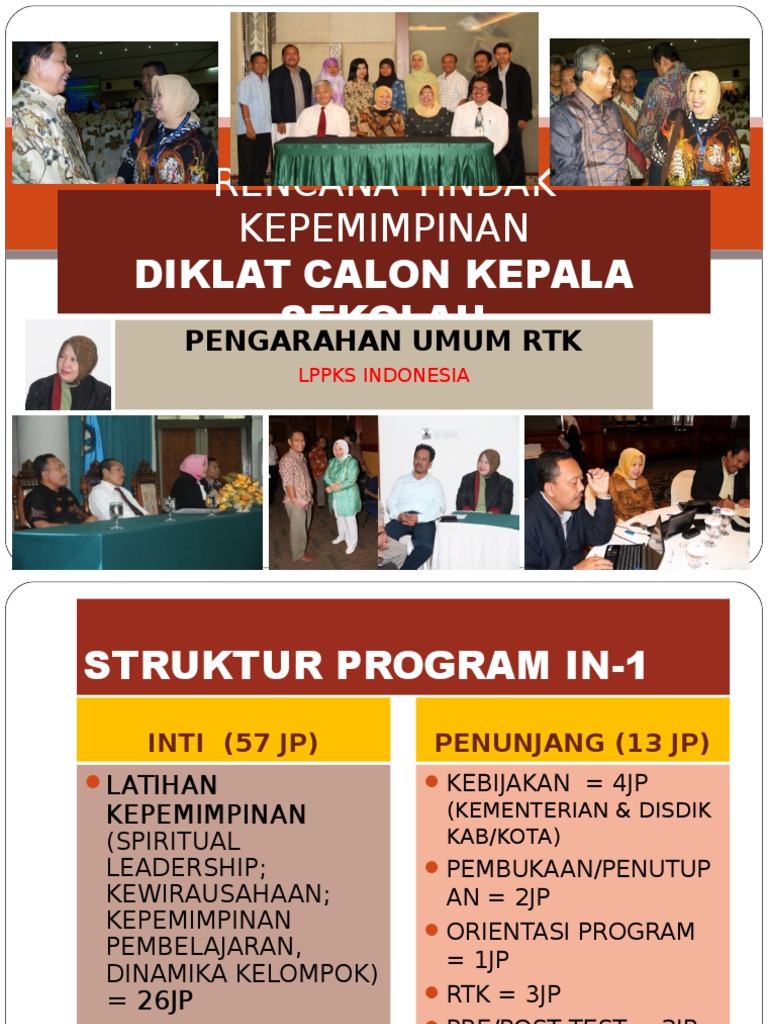 Materi Presentasi Rencana Tindak Kepemimpinan Calon Kepala Sekolah | PDF