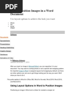 Picture Format Tab MS Word 365 | PDF