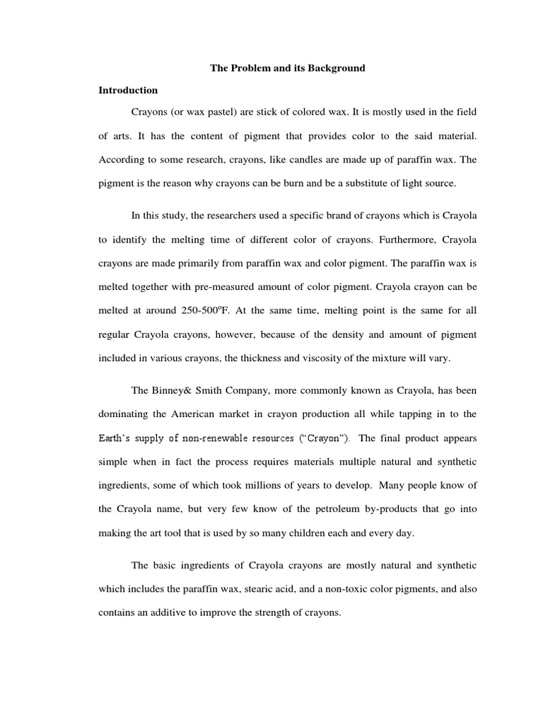 The Problem and Its Background | PDF | Color