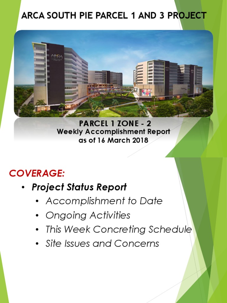 Arca South Pie Parcel 1 and 3 Project | PDF | Architectural Elements ...