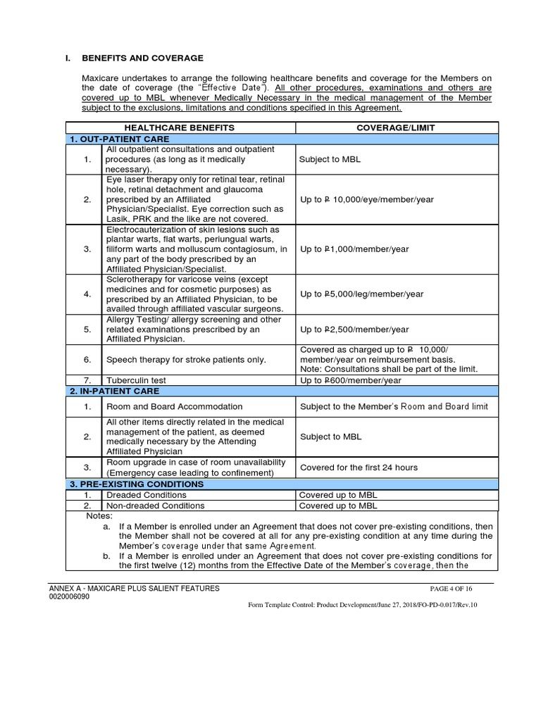 Benefits and Coverage | PDF | Hospital | Patient