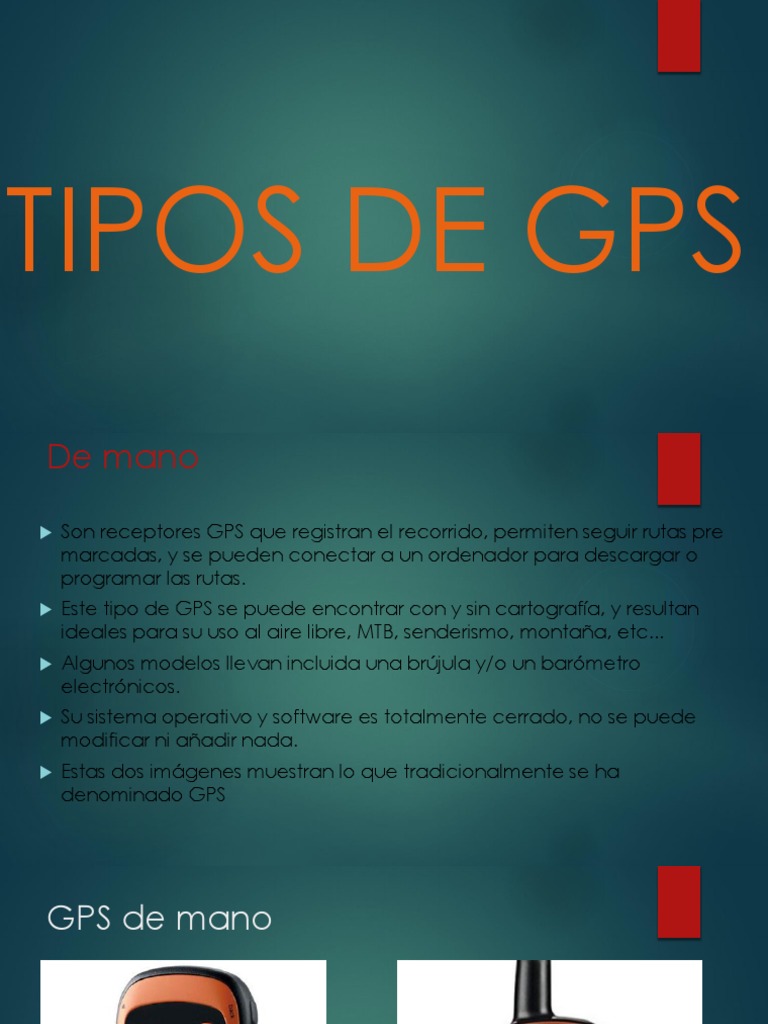 Tipos de Gps | PDF | Sistema de Posicionamiento Global | Hardware de la ...