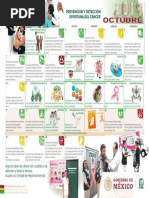 Tríptico de CÁNCER CERVICOUTERINO | PDF | Cáncer | Cáncer de cuello uterino
