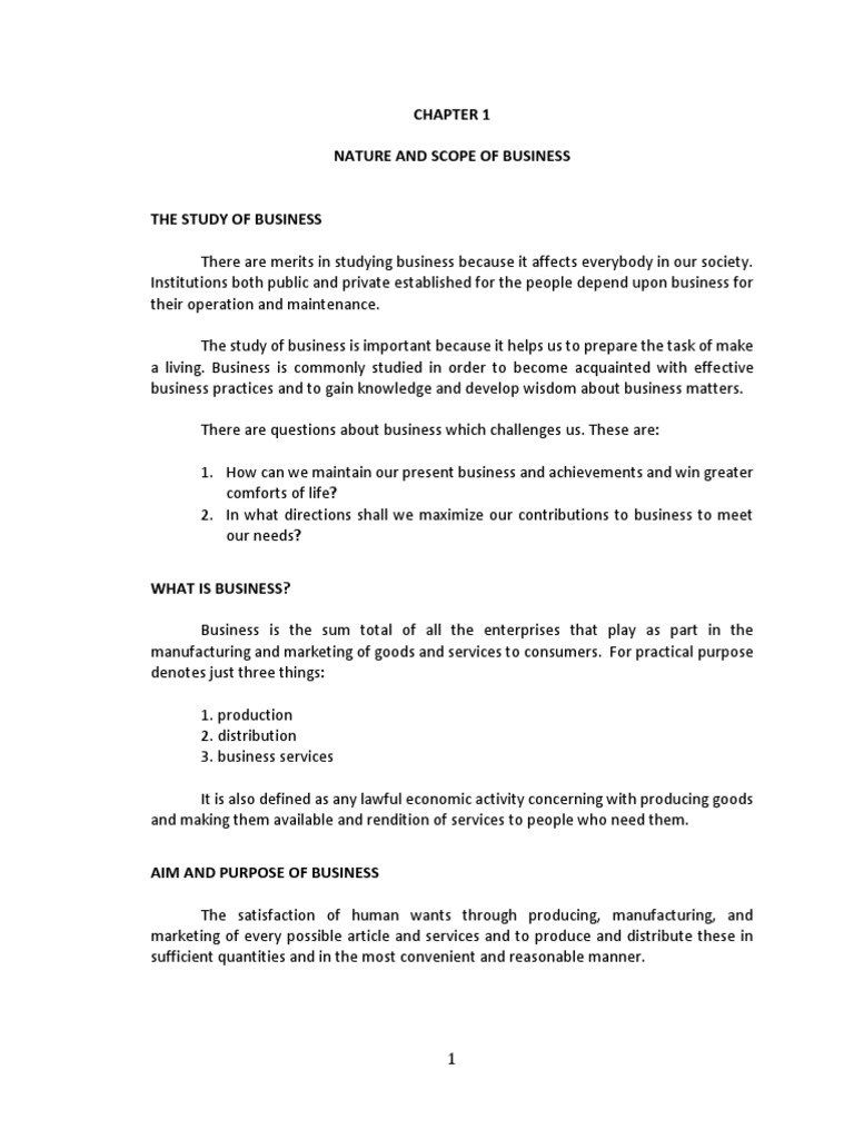 Business 1 | PDF | Entrepreneurship | Employment