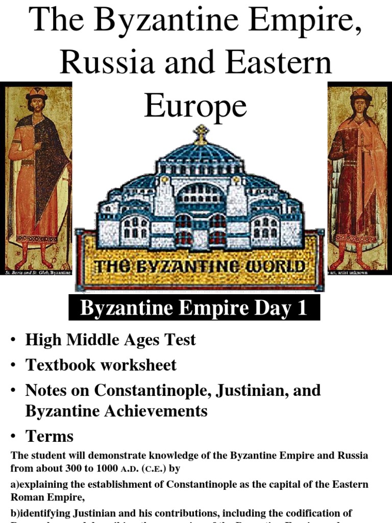 Byzantine Empire: Influence and Achievements | PDF | Constantinople ...