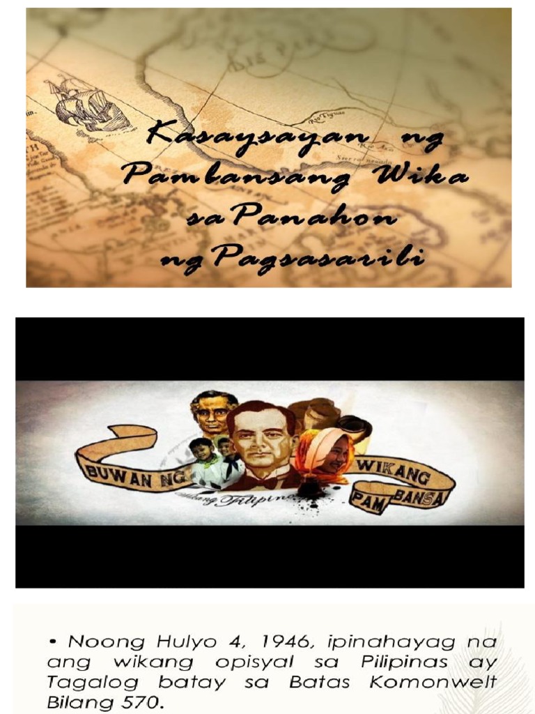 11-Wika Sa Panahon NG Pagsasarili | PDF