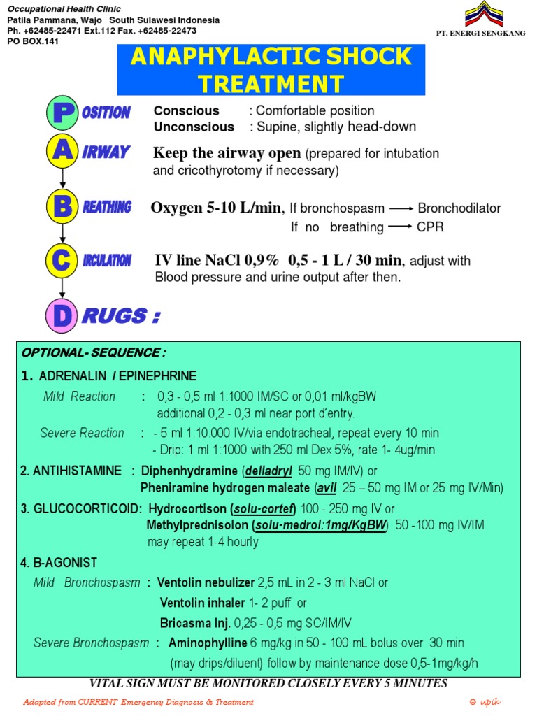 Emergency Anaphylaxis Protocol | PDF | Wellness