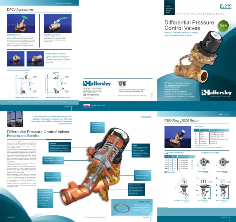 Hattersley DPCV | PDF | Valve | Hvac