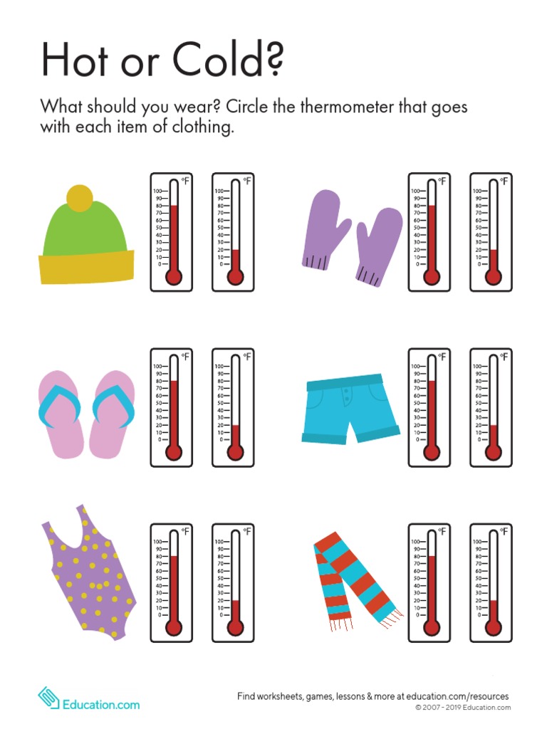 Temperature Hot or Cold | PDF