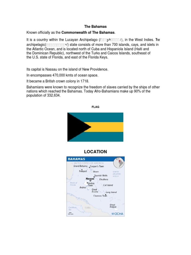 Overview of The Bahamas Country | PDF