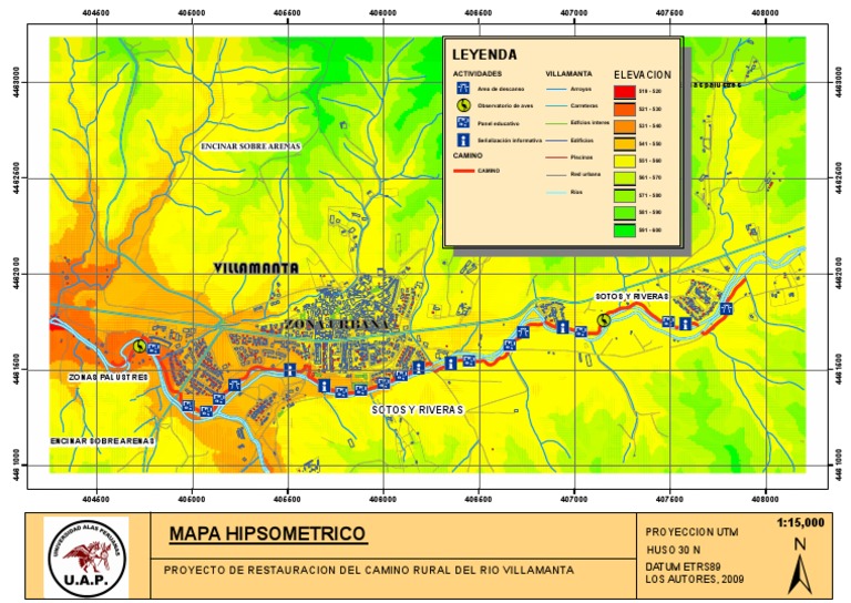 Mapa Hipsometrico | PDF | Cartografía | Geomática