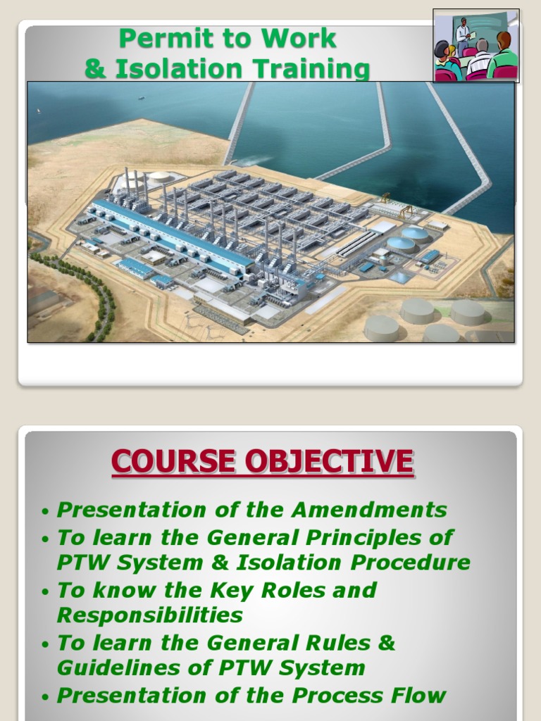 PTW and Isolation Training Overview | PDF | Risk | Safety