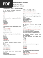 Contoh Soal Cerdas Cermat Pramuka Penggalang | PDF