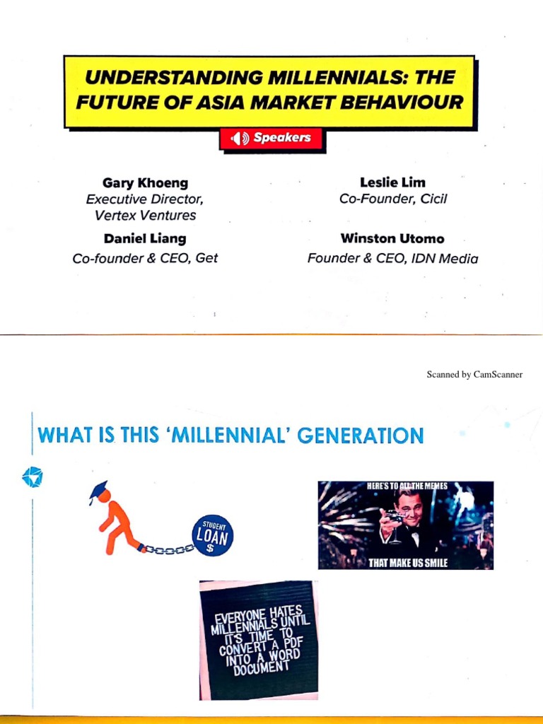 Understanding Millennials | PDF