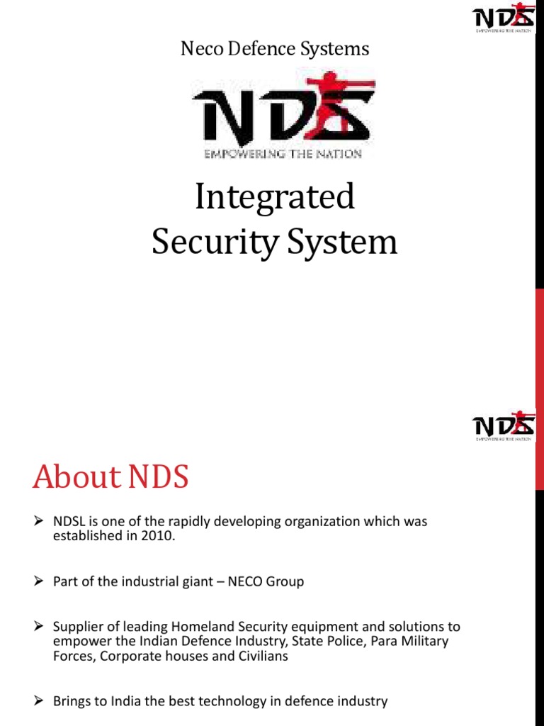 Integrated Security - NDS | PDF | Unmanned Aerial Vehicle | Surveillance
