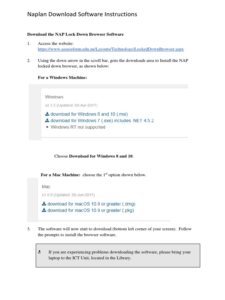 Naplan Device Download Software | PDF | Games & Activities | Computers