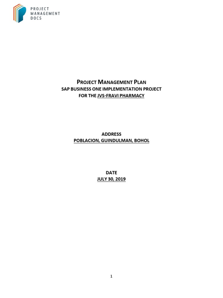 Project Management Plan | Download Free PDF | Project Management ...