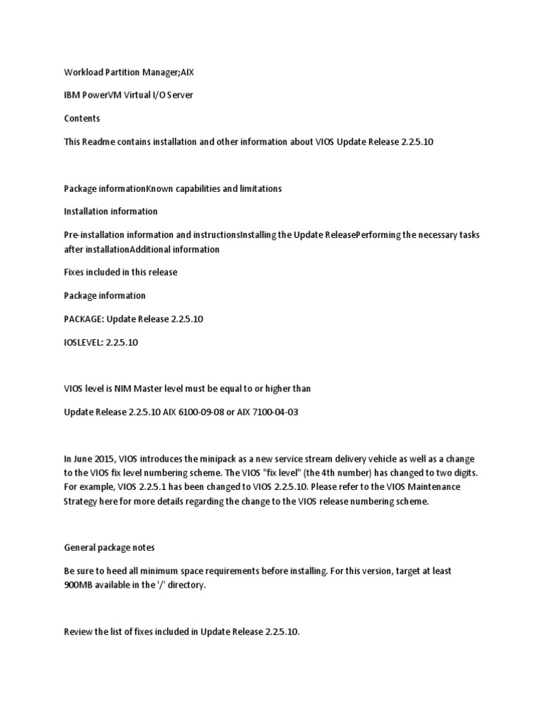 VIOS | PDF | Computer Cluster | Computer Data Storage