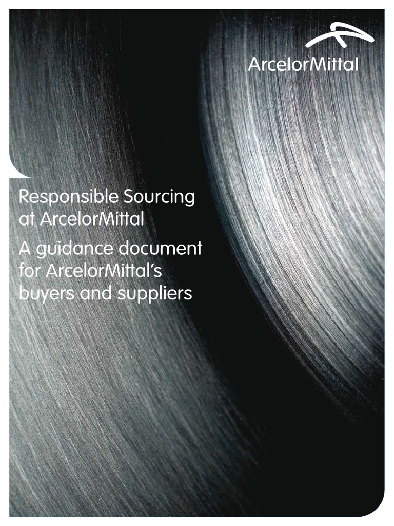 ArcelorMittal Responsible Sourcing Guide | PDF | Supply Chain | Procurement