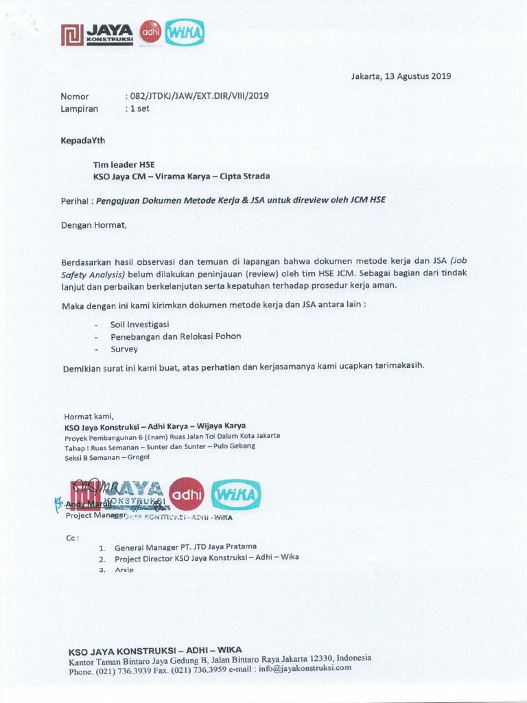 082JTDKJJAWEXT - dirvIII2019 - KSO Jaya CM Virama Karya Cipta Strada ...