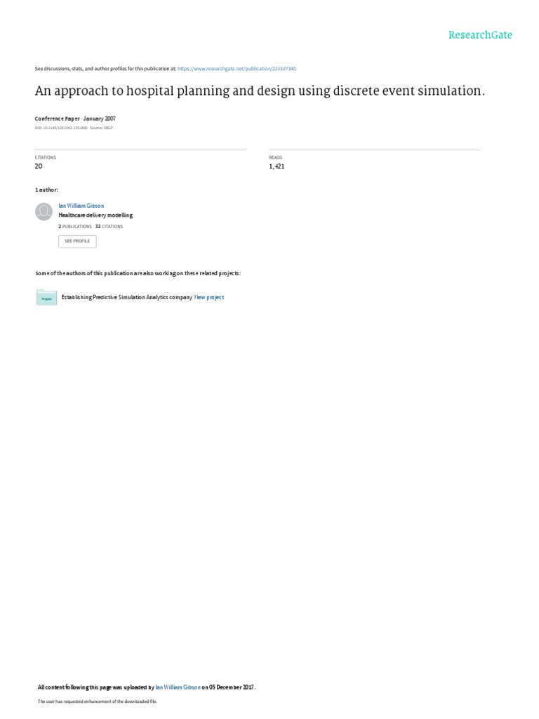 An Evidence-Based Approach to Hospital Planning and Design Using ...
