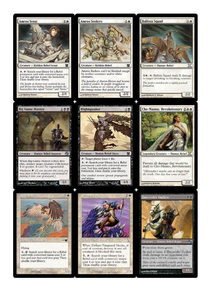 Rebel Deck MTG | PDF