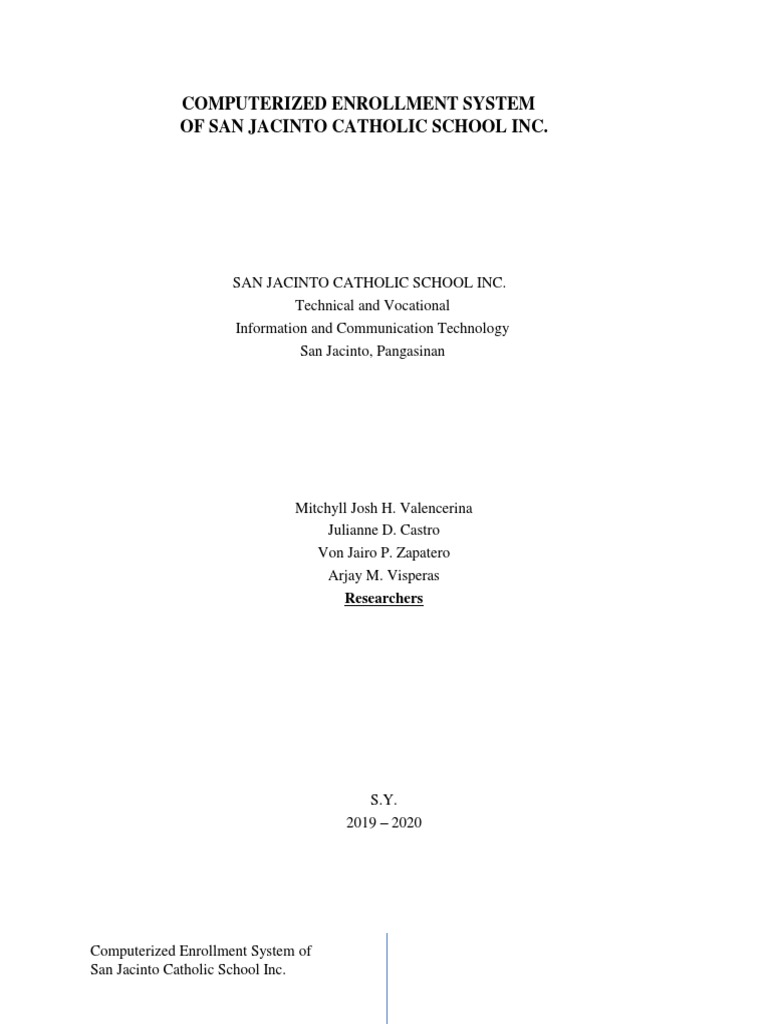 Computerized Enrollment System | PDF | Software Testing | Software