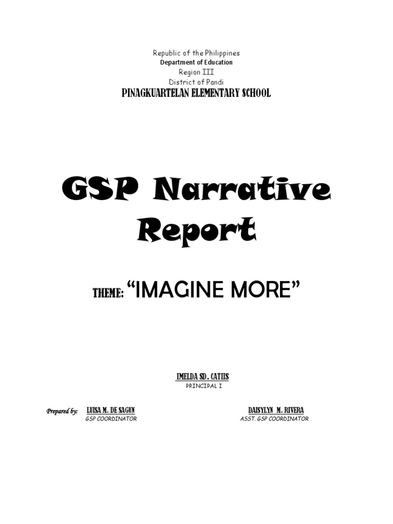 GSP Report SY 2014 2.0 | PDF