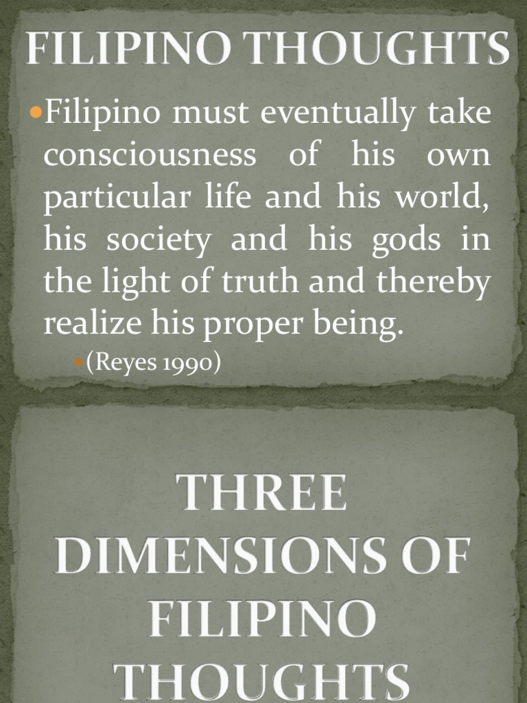 Philo Filipino Thoughts | PDF