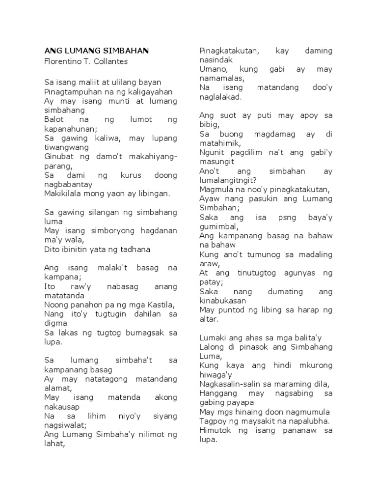 Ang Lumang Simbahan | PDF