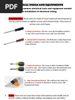 PRACTICALS NOTES FOR ELECTRICAL INSTALLATION | PDF | Electrical Wiring ...