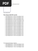 Ukuran Pipa AC Berdasarkan PK | PDF