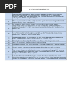 Mace Audit Sheet | PDF | Audit | Quality Management System