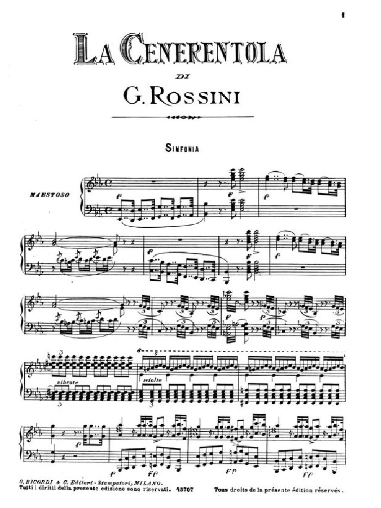 La Cenerentola - ROSSINI PDF | PDF