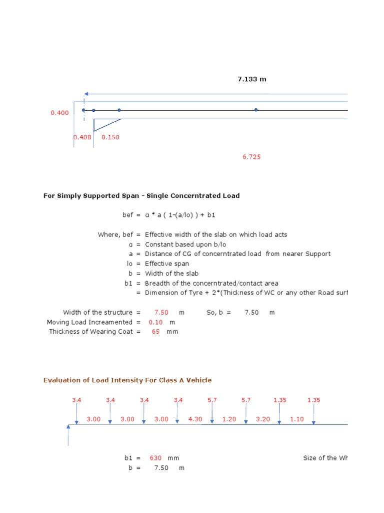 Load Intensity Calculation for Vehicles | PDF | Axle | Manufactured Goods