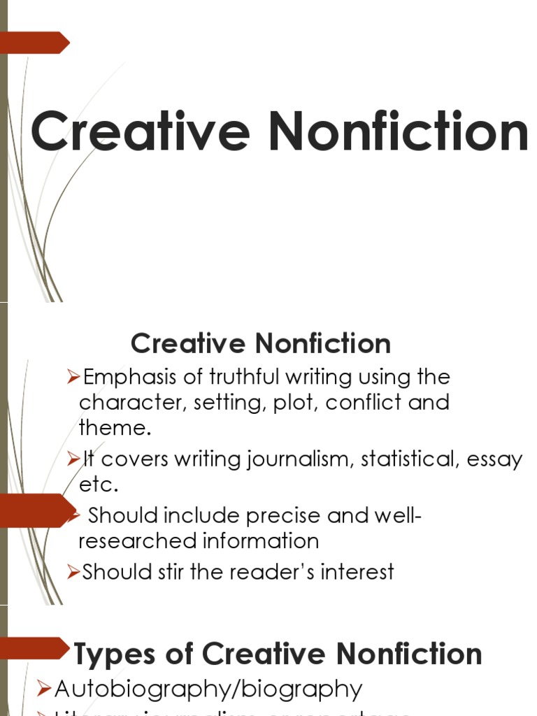 Creative Nonfiction | PDF | Creative Nonfiction | Essays