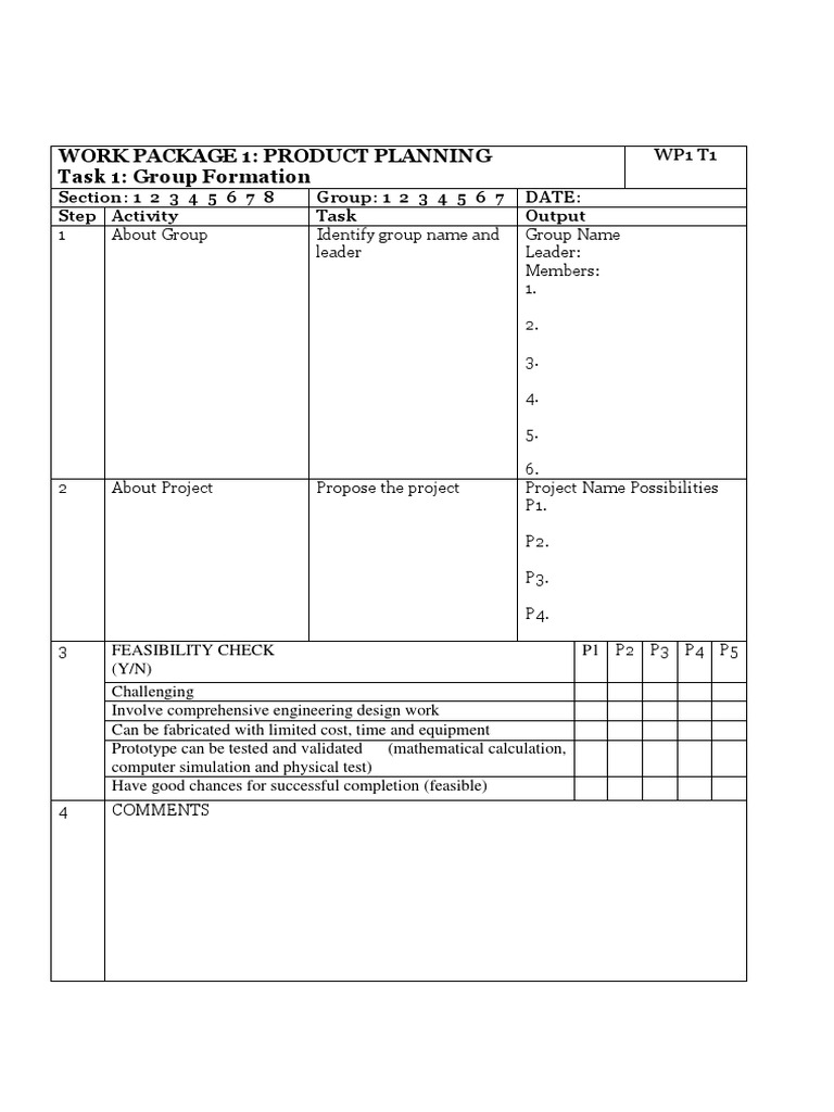 Work Package - Sem I 1920 For Print | Download Free PDF | Specification ...