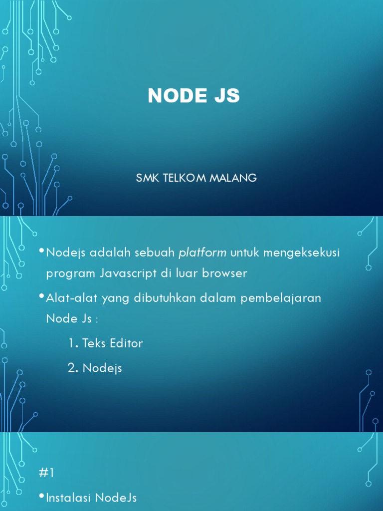 Node Js | PDF