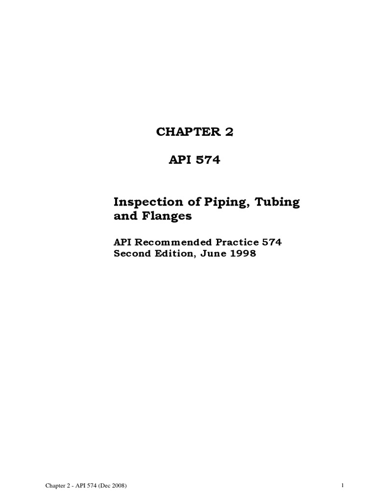 Chapter 2 - API 574 | PDF | Pipe (Fluid Conveyance) | Corrosion