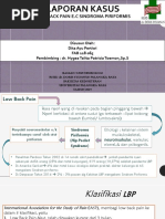 Pemeriksaan Neurologis LBP: Tes Lasegue & Lainnya | PDF