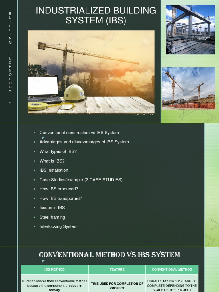 Industrialized Building System (Ibs) | PDF | Concrete | Building Technology